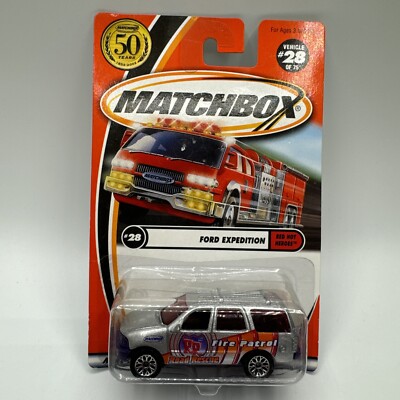 2001 Matchbox Ford Expedition Silver Red Hot Heroes New Sealed | eBay
