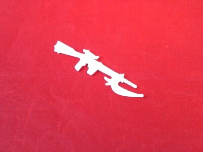 GI Joe Weapon White Gun Ripper MOLD Custom BM Equip Your Army | eBay