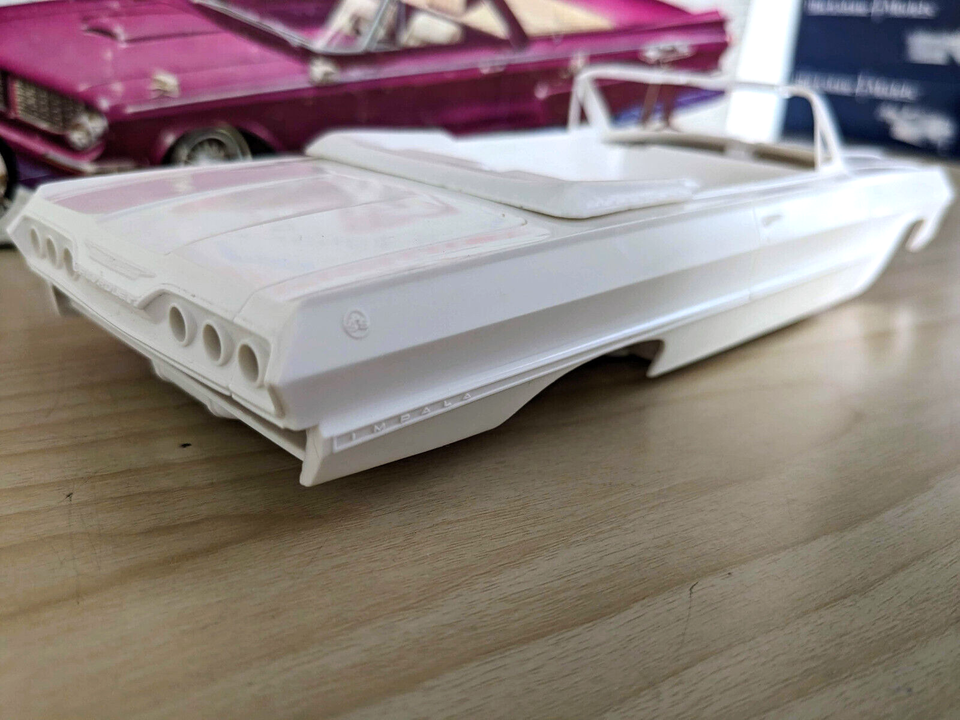 **RARE! *ORIGINAL VINTAGE AMT 1963 CHEVY IMPALA CONV KIT **COMPLETE ...