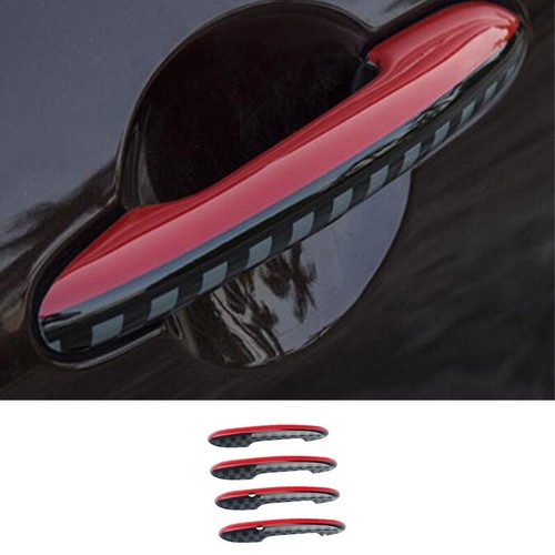 Fit For Mini Cooper Countryman F60 Black Red Car Door Handles Cover ...