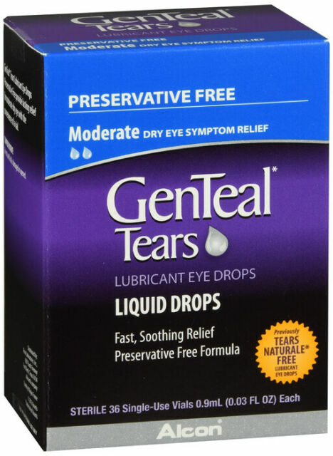 GenTeal Tears Lubricant Eye Drops 0.03 fl oz for sale online | eBay
