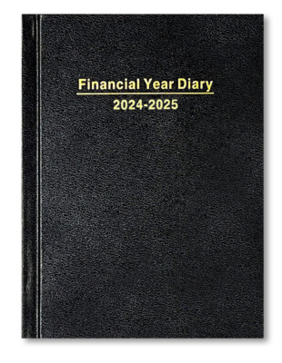 2024 2025 Dats Financial Year Diary Planner A5 Day to Page Hard Cover ...
