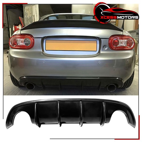 Fits 09-15 Mazda MX-5 Miata MDA Style Rear Bumper Lip Lower Diffuser ...
