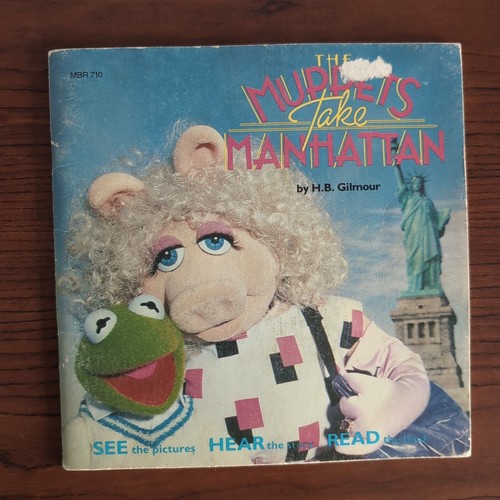 Vtg Muppets Take Manhattan Book And 45 Record Vintage 1984 Very Good ...