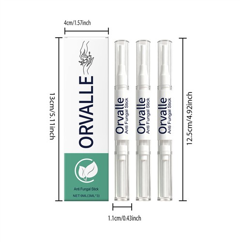 3Pcs Orville Nail Fungus Pen Anti Fungus Infection Nail Care Repair Pen ...