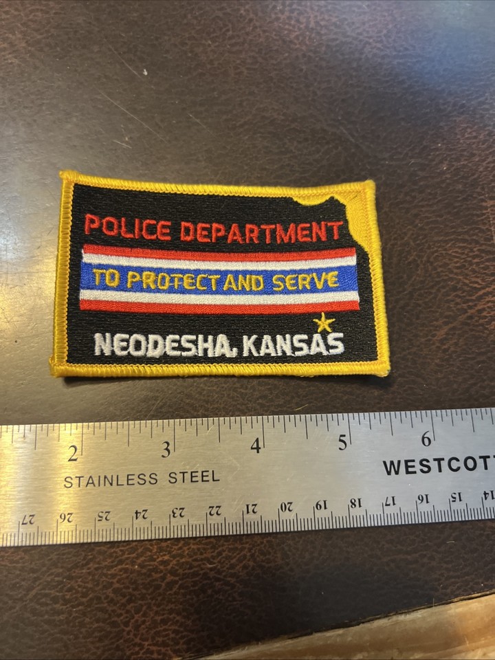 Vintage Obsolete (?) Neodesha Kansas Police Department Patch | eBay