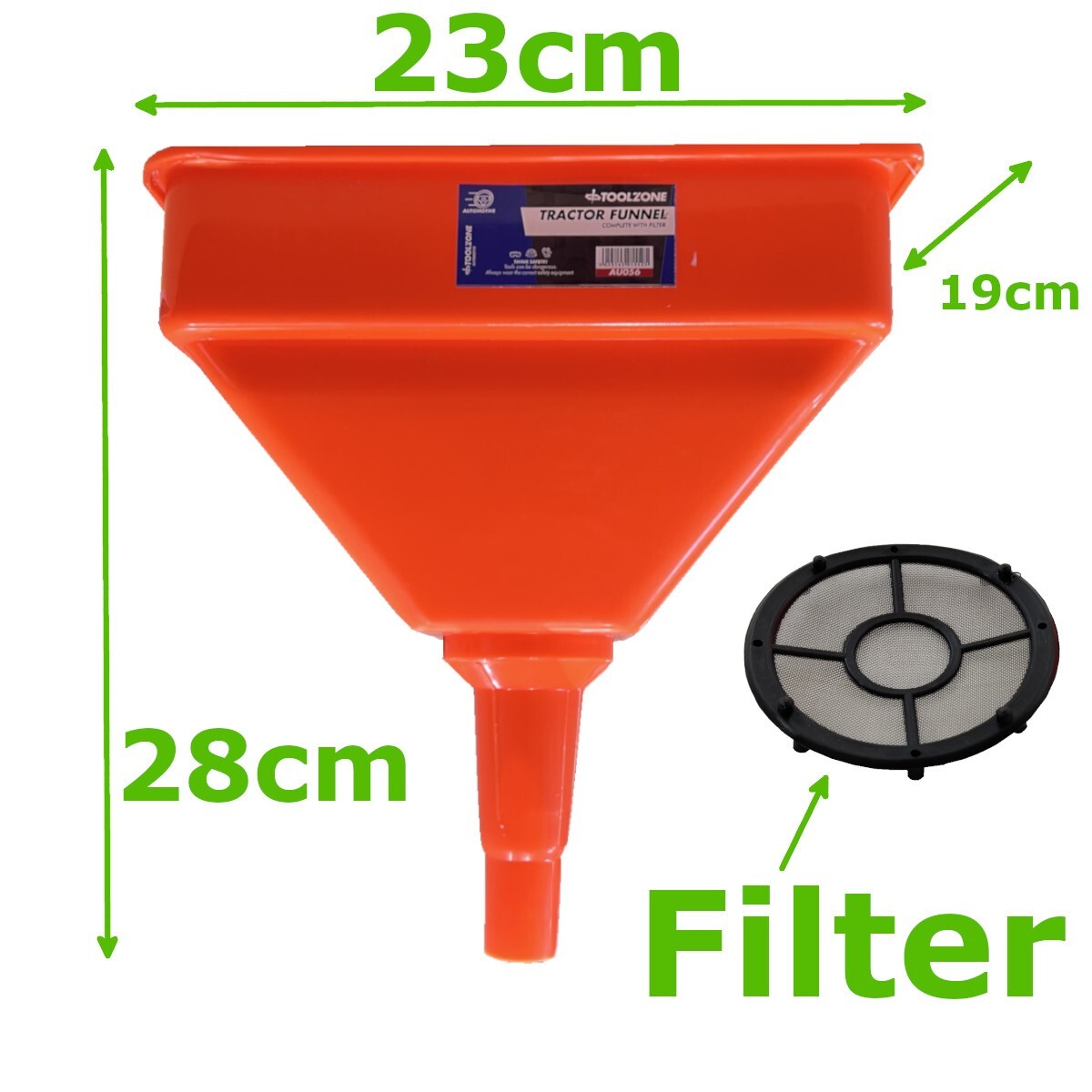 Toolzone+AU056+Large+Tractor+Funnel+with+Filter+-+Red for sale online ...