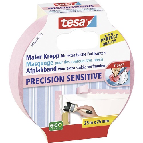 Bande de masquage tesa® tesa 56260-00000-03 rose (L x l) 25 m x 25 mm ...