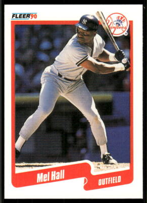 1990 Fleer #444b Mel Hall | eBay