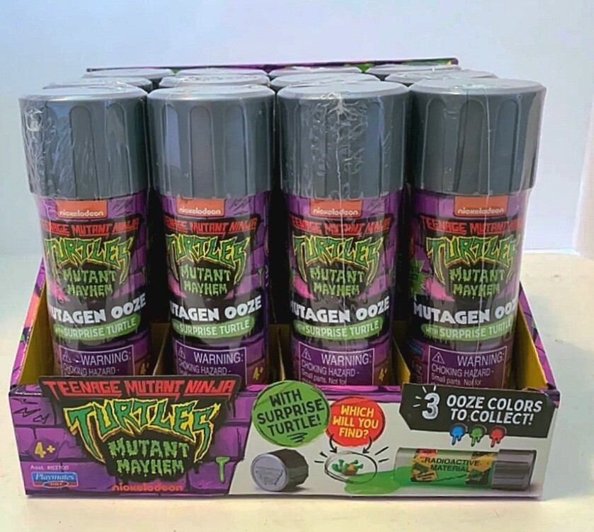 1 CASE TEENAGE MUTANT NINJA TURTLES TMNT MUTANT MAYHEM MUTAGEN OOZE 12 ...