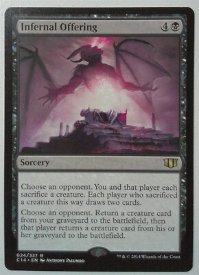 Infernal Offering *Rare* Magic MtG x1 Commander 2014 SP | eBay