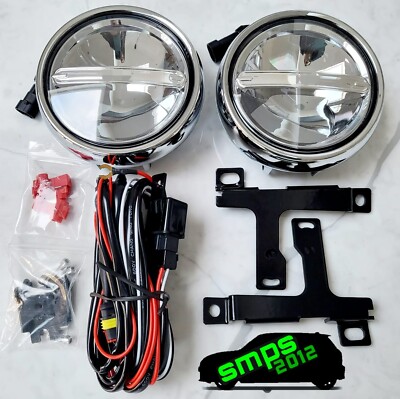 Mini R50, R52, R53 LED Chrome Spotlights Rally Fog lights One / Cooper ...
