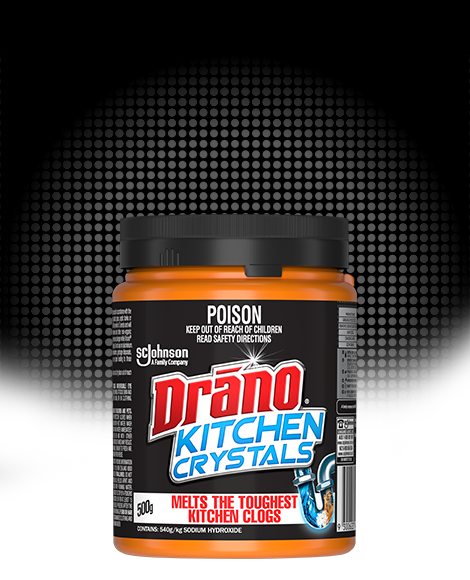 DRAIN CLEANER Mr Muscle Drano Crystals - Clears Slow Running Drains ...