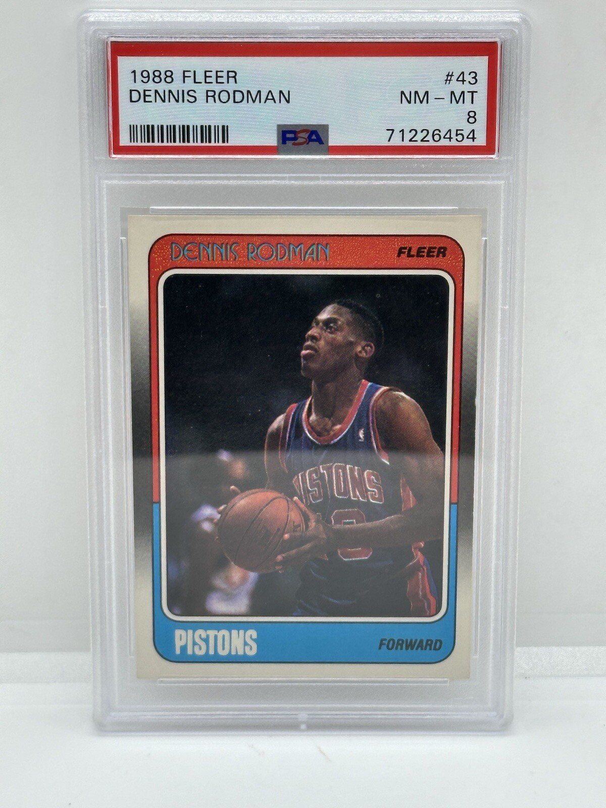 Dennis Rodman 1988 Fleer Rookie Card PSA 8 | eBay