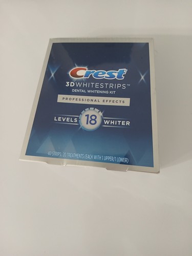 Crest 3D Whitestrips Professional Effects 40 Strips Levels 18 Whiter ...