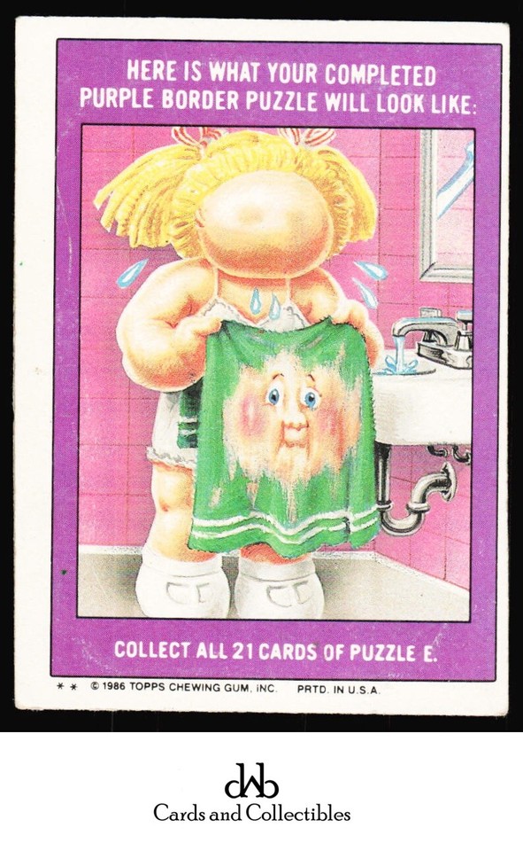 1986 Topps Garbage Pail Kids Series 5 #193b Cracked Craig | eBay