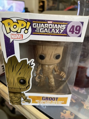 GROOT VINYL BOBBLEHEAD MARVEL GUARDIANS OF THE GALAXY FUNKO POP #49 | eBay