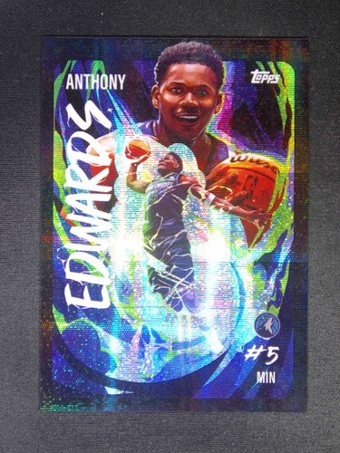 2025-26 Topps Chrome Anthony Edwards Ultra Violet Case Hit SSP | eBay