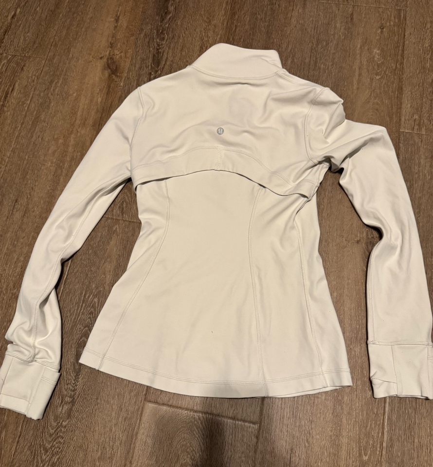 Women's Lululemon define jacket size 6 color: bone - excellent shape | eBay