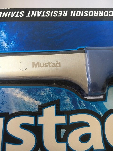 Mustad Fillet Knife 7 Inch Razor Sharp Stainless Steel Blade With Nylon ...