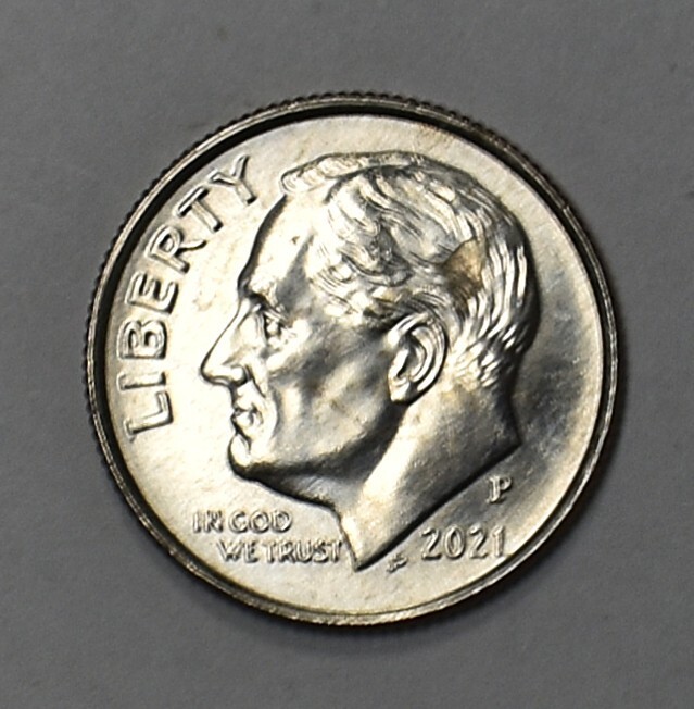 2021-P Roosevelt Dime, Error Coin, Die Chip, + Rare Find | eBay