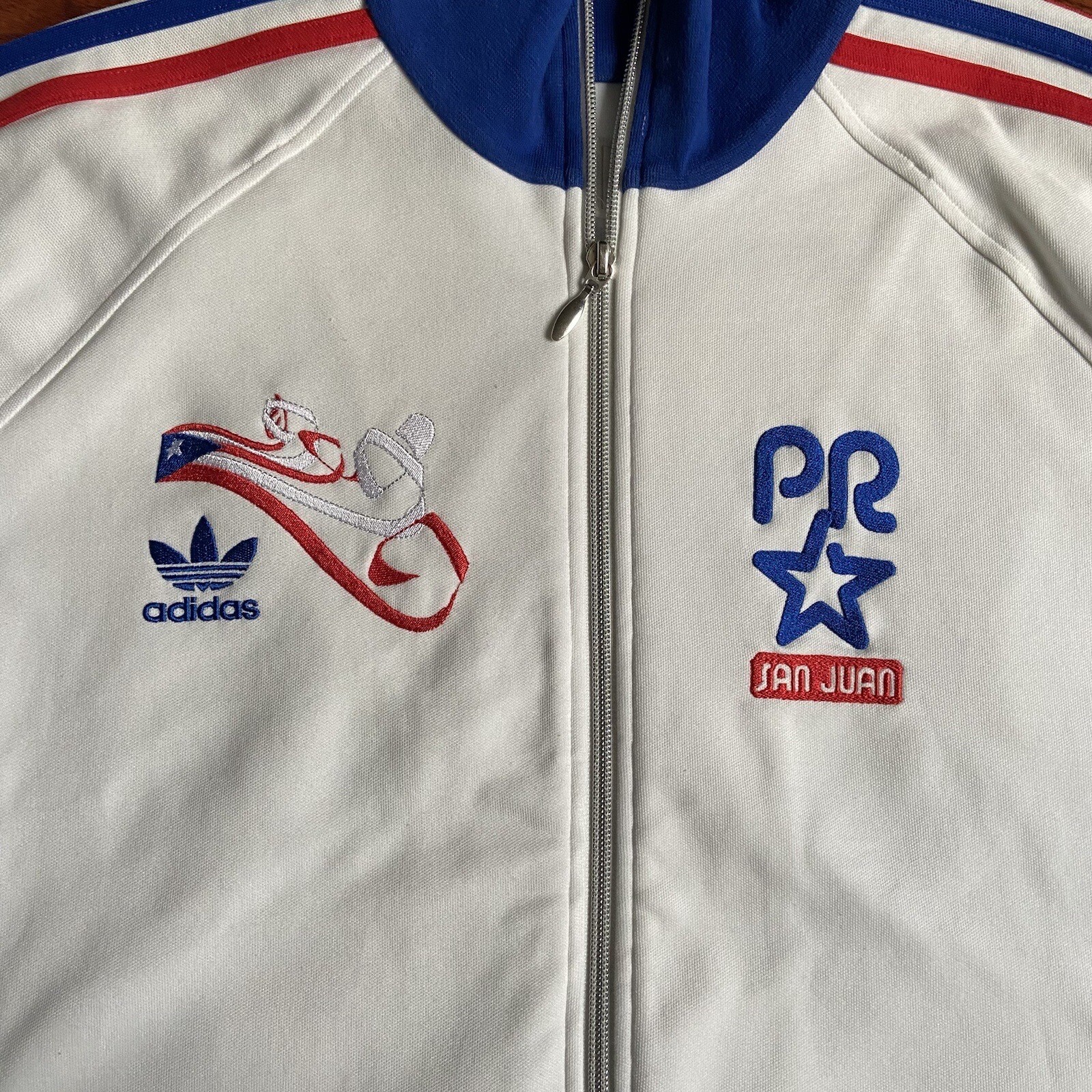 Vintage Adidas San Juan Puerto Rico Track Jacket - Gem