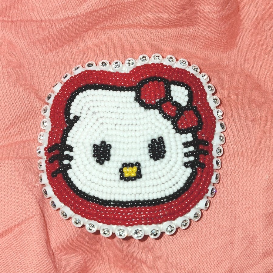 Handmade Native American Hello Kitty Hair Barrette | eBay