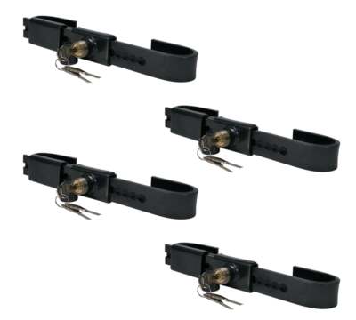 (4 Pack) Steel Cargo Door Lock/ Shipping Container Lock w/ 3 Keys per ...