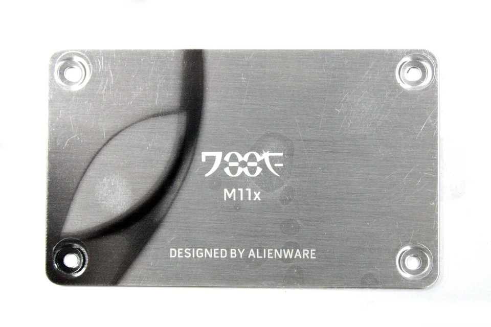 Dell OEM Alienware M11X R1 & R2 Laptop Metal Plate Name Badge ...