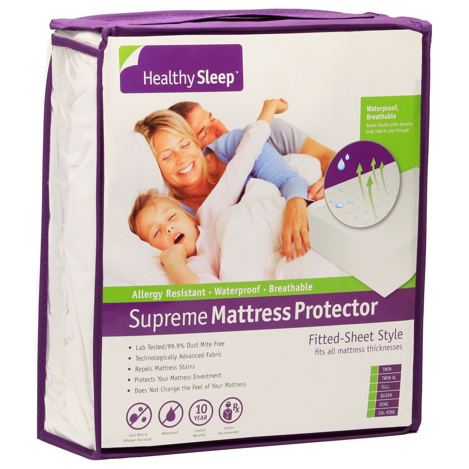 Healthy sleep mattress protector - full | eBay