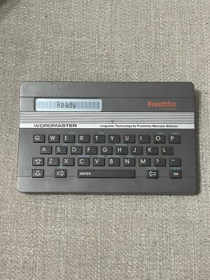 Vintage (1987) Franklin Wordmaster WM-1000 Pocket Electronic Speller ...