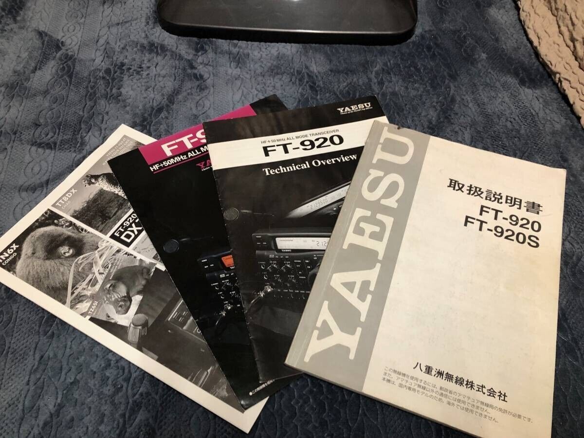 Yaesu FT-920 100w Ham Amateur HF/VHF 6m CW Filter YF-116C Transceiver ...