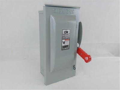 HF361NR SIEMENS SAFETY SWITCH HEAVY DUTY 30 AMP 3 POLE 600 (OPEN BOX ...
