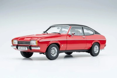 NEW 1:18 scale TOURING MODEL CARS Ford Capri Mk2 Ghia 3.0 - RED Full ...