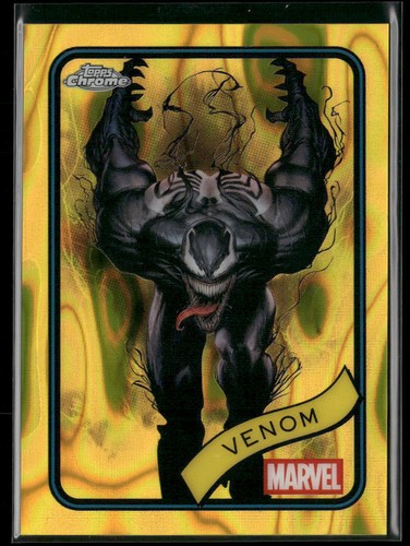 2025 Topps Chrome Marvel #149 Venom Yellow Lava | eBay