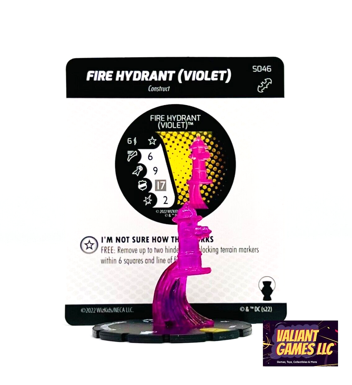DC Heroclix Fire Hydrant (Violet) #s046 w/ Card Batman Team Up Set | eBay