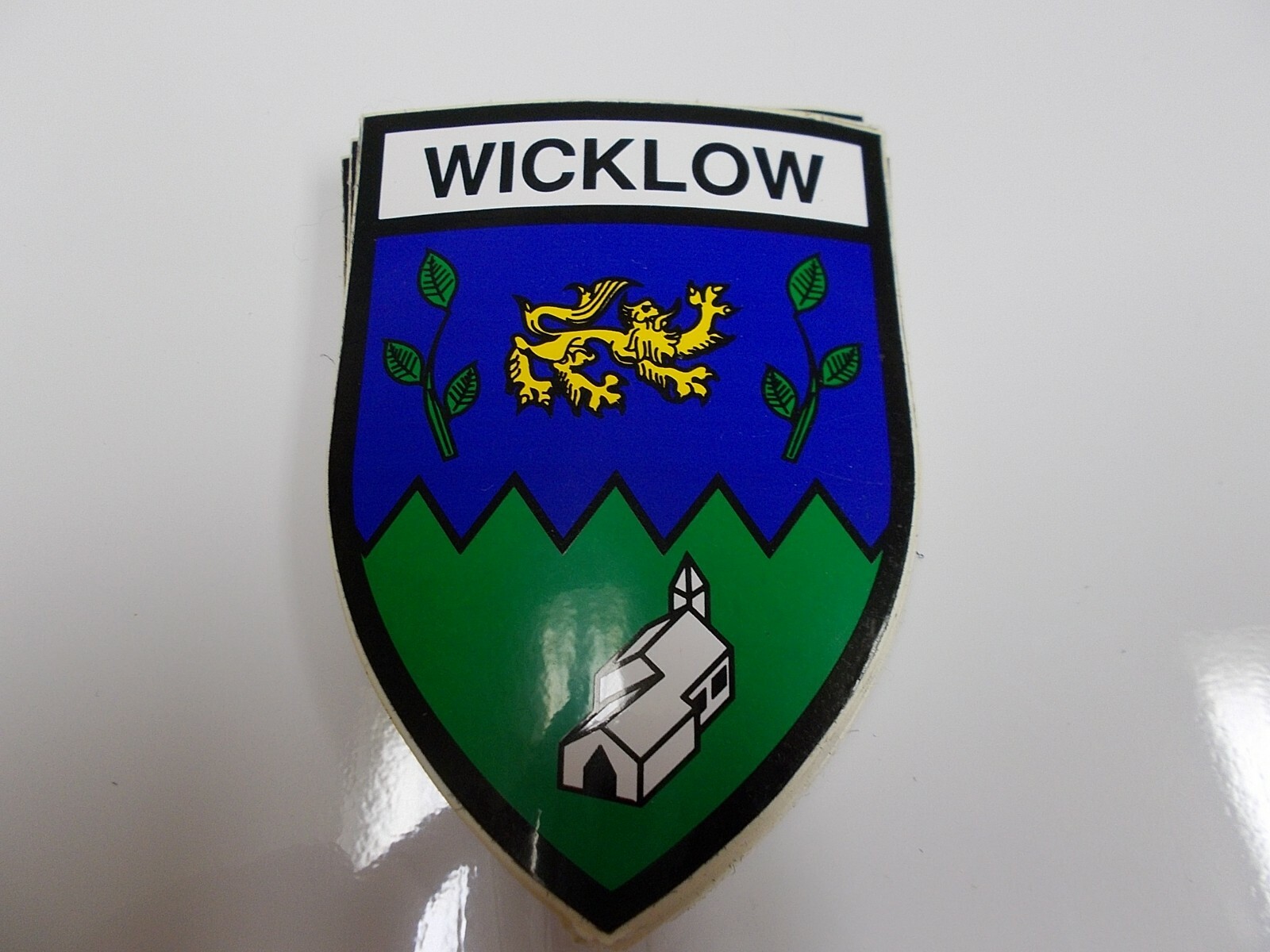 Wicklow Irish County Crest Ireland Decal Sticker Shield Badge Ireland ...