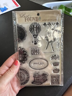 Lost And Found Two Acrylic Stamps Rosie Everything Stamps My Minds Eye ...
