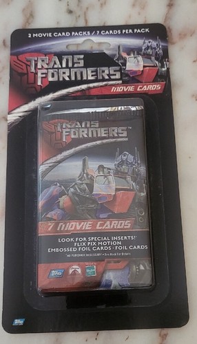 Transformers Movie Cards Hasbro 2007 2 packs A1 | eBay