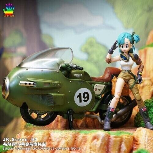 JacksDo Dragon Ball Bulma Variable Motorcycle CAPSULE Resin Model In ...