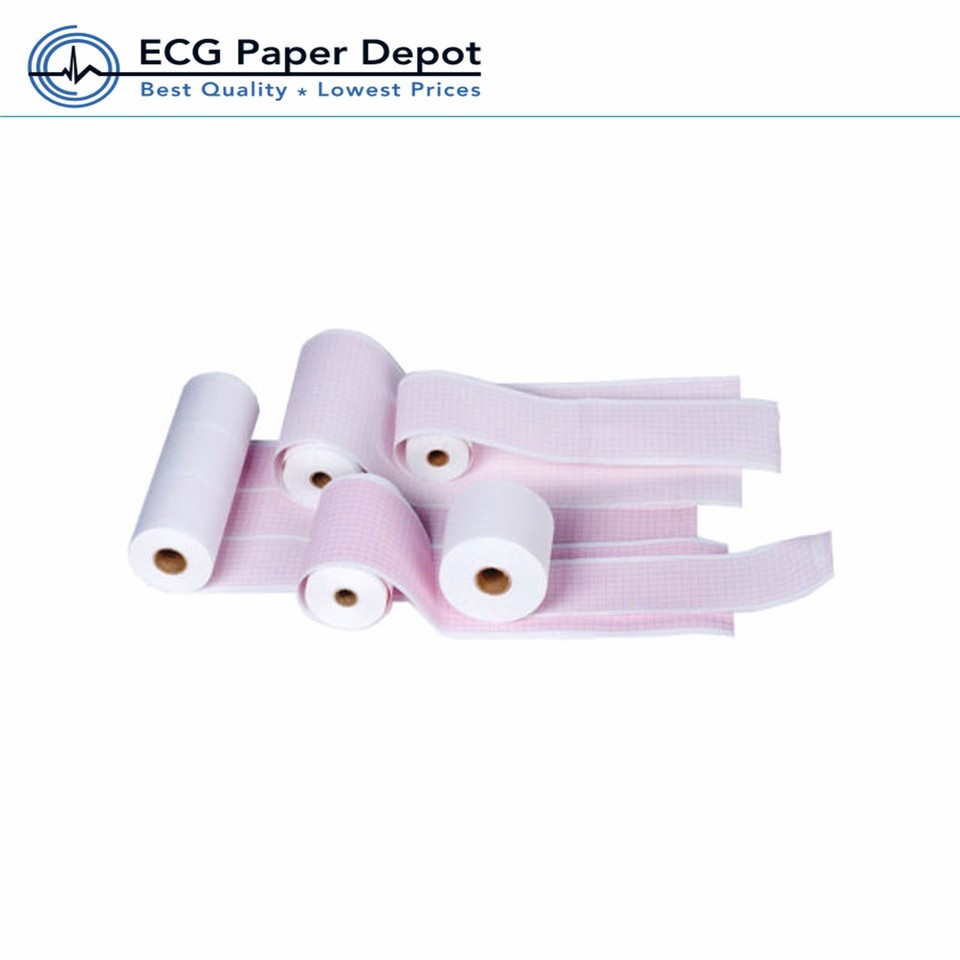 ECG EKG Thermal Paper Controls EMS Red LP12 108mm x 75' Physio 18 Rolls ...