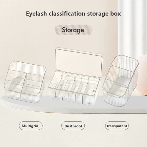 Eyelash Extension Tool Storage Box With Cover Lash Accessories ...