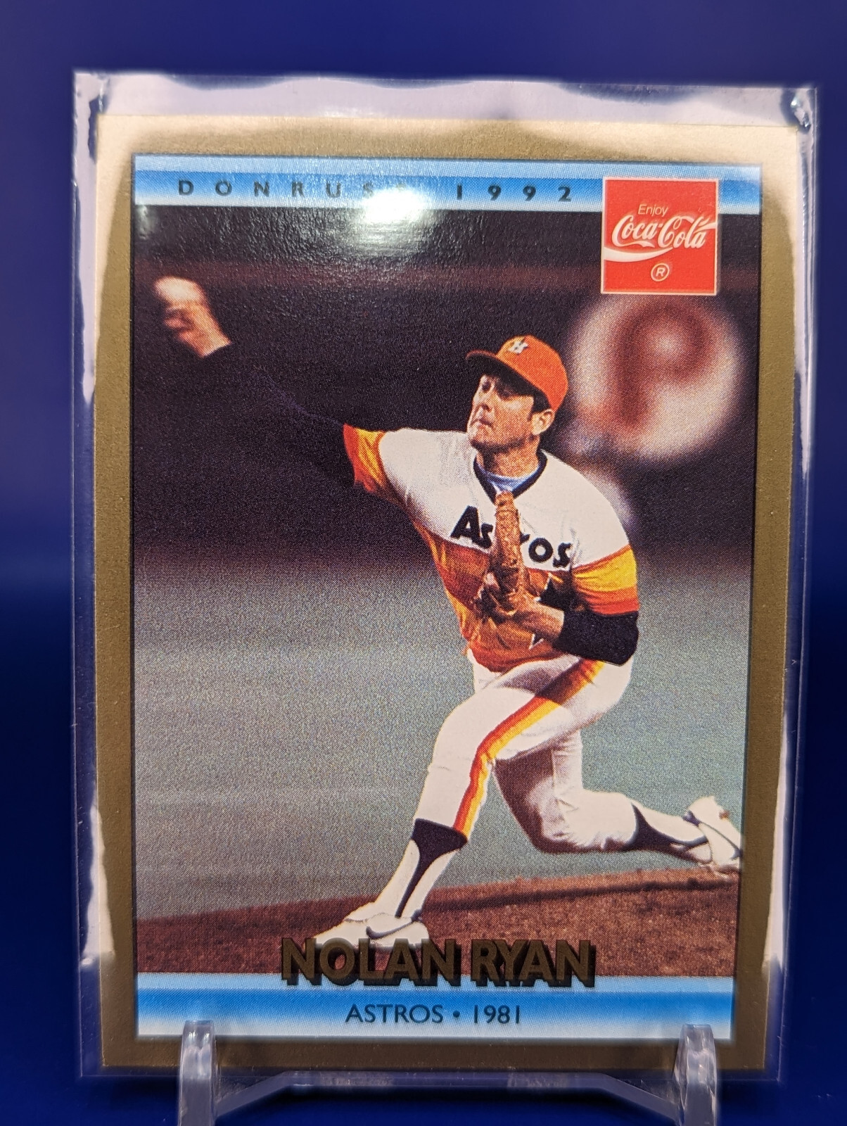 Nolan Ryan 1992 Leaf Donruss Career Series #15 of 26 Astros Coca-Cola | eBay