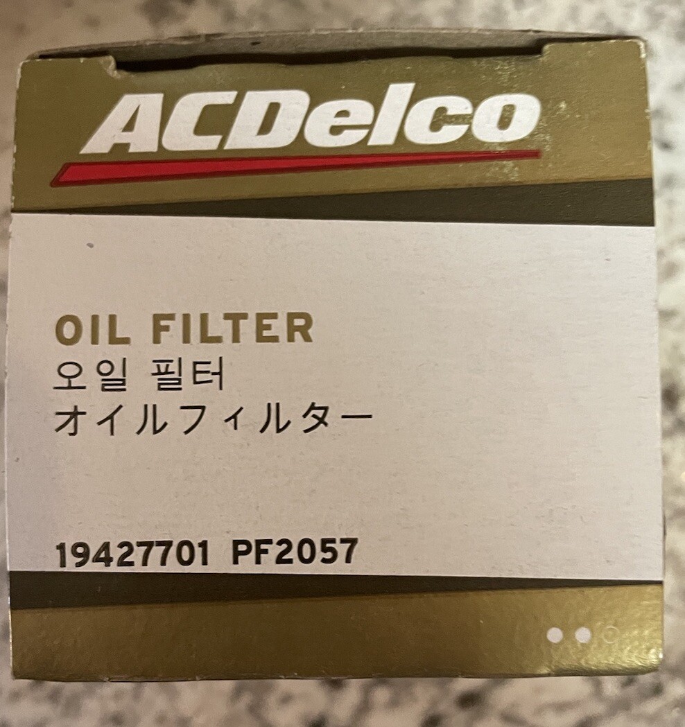 AC-Delco PF2057 - cross reference oil filters | oilfilter ...