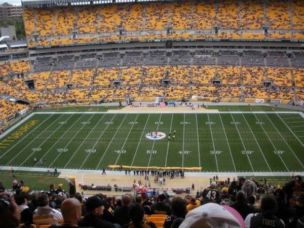 4 Tickets Steelers vs Browns Sec 535 DD Aisle Row Under Cover Mid Field ...