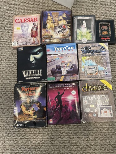 Vintage Big Box Pc Amiga And Spectrum Game Bundle Job Lot | eBay UK