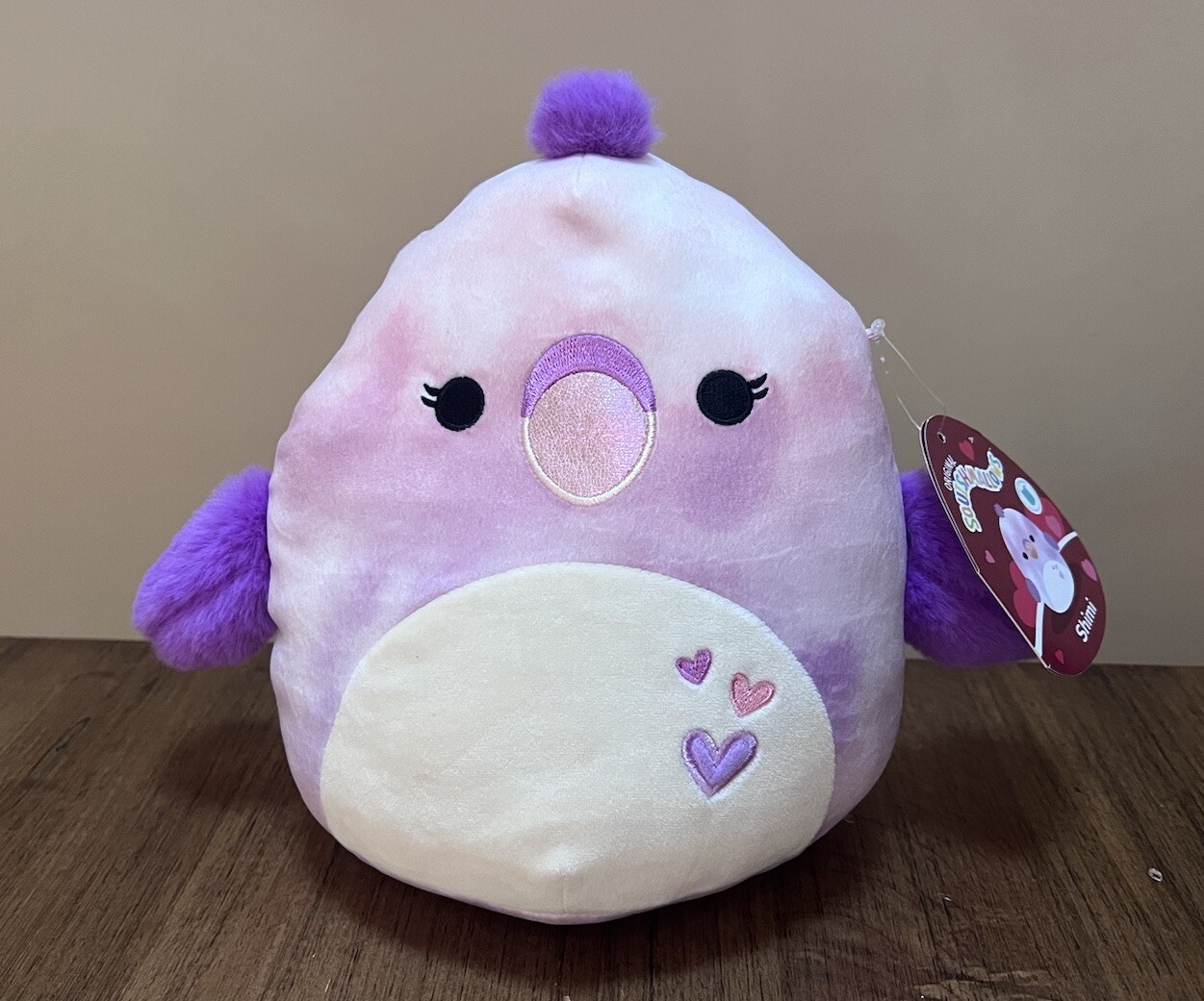 Squishmallow 8” Shimi Parrot Purple Nwt Bird Tie Dye Plush Birthday | eBay