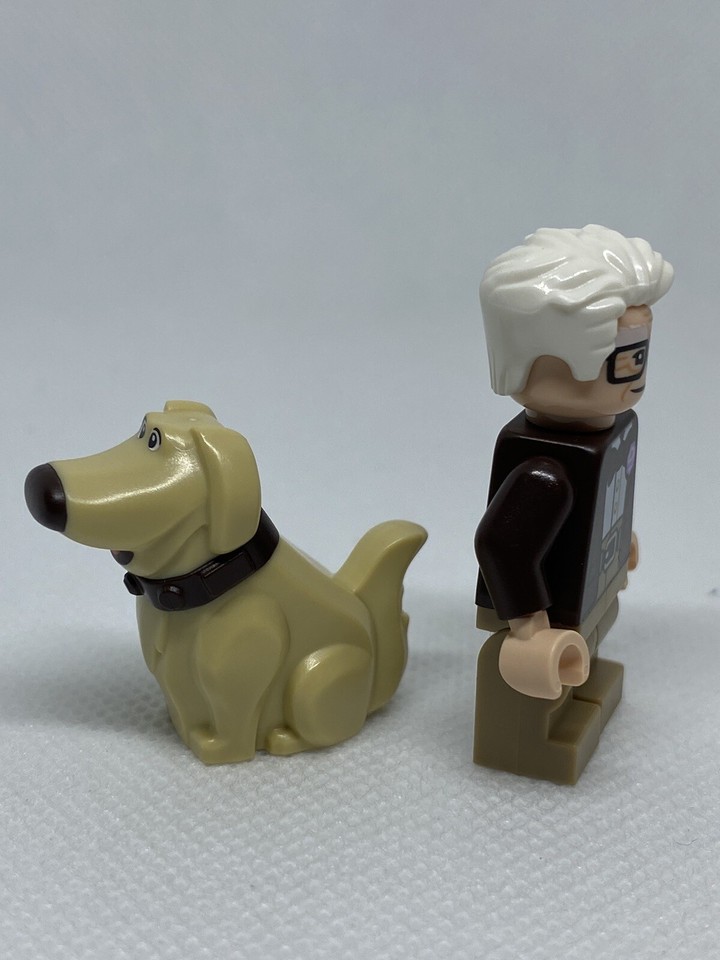 Lego Disney Up Carl Fredericksen And Dug Minifigures New From Set 43217 ...