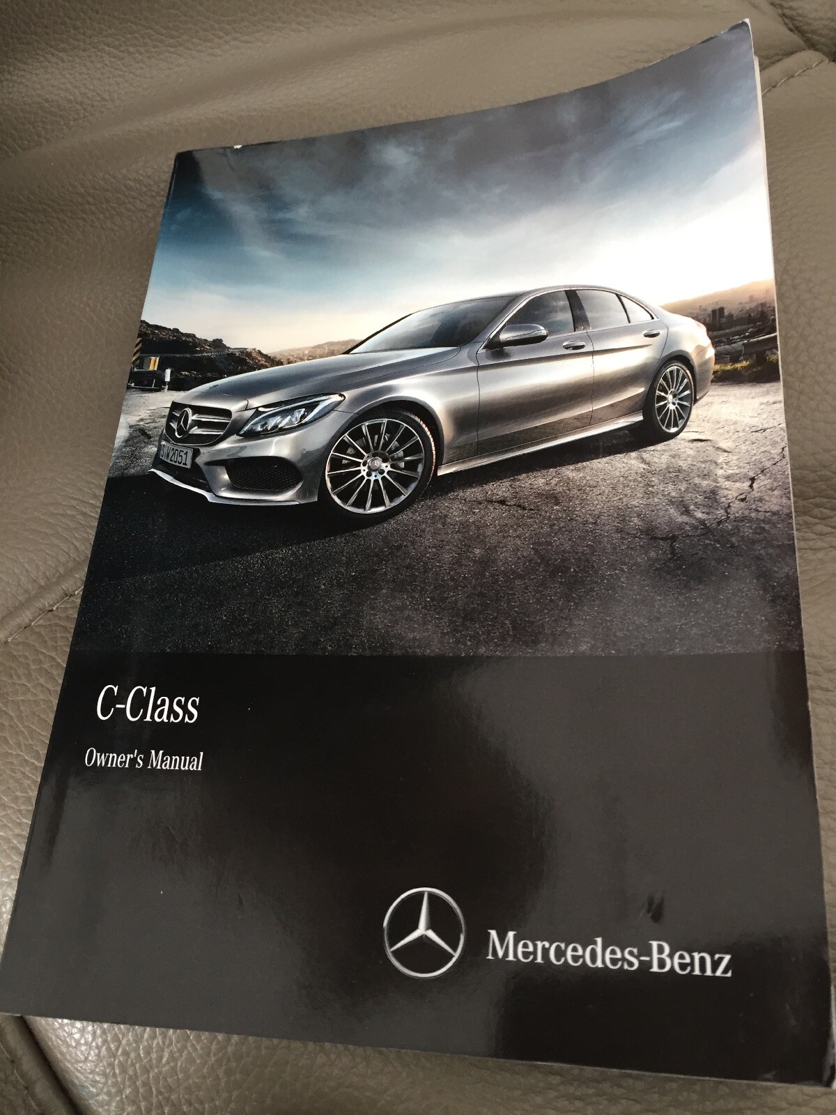 GENUINE MERCEDES C-CLASS W205 2014-2019 OWNERS MANUAL HANDBOOK BOOK ...