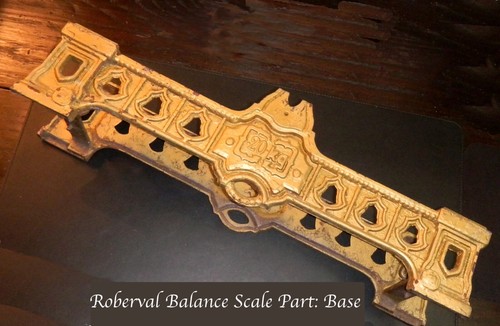 For Parts: LARGE 20 Kg. Antique Ornamental Roberval Balance Scale Cast ...